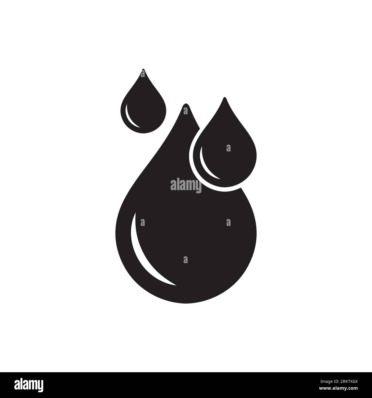 Puddle raindrop Stock Vector Images - Alamy