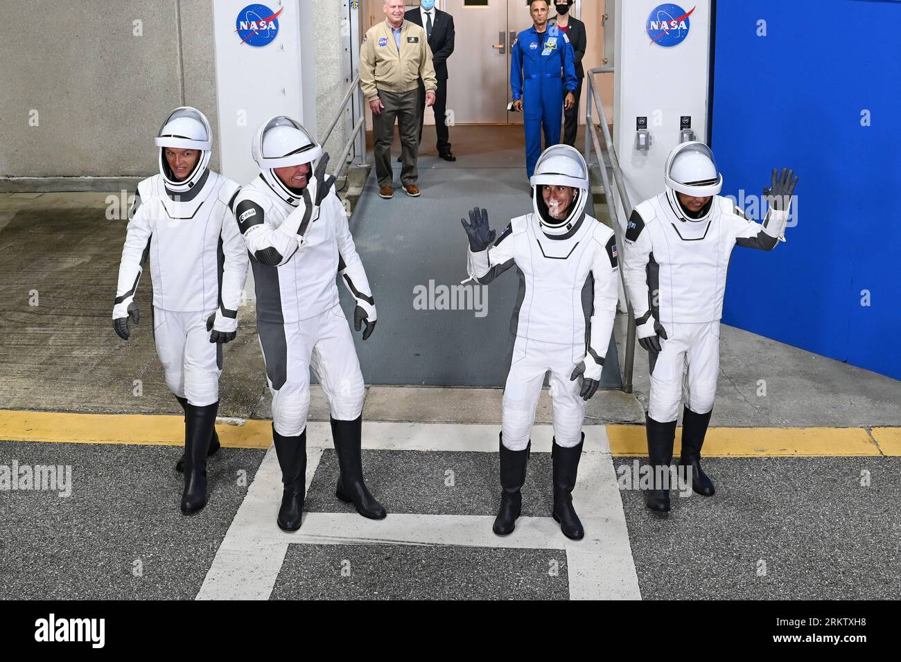 The Nasa Spacex Crew 7 Members Roscosmos Cosmonaut Konstantin Borisov