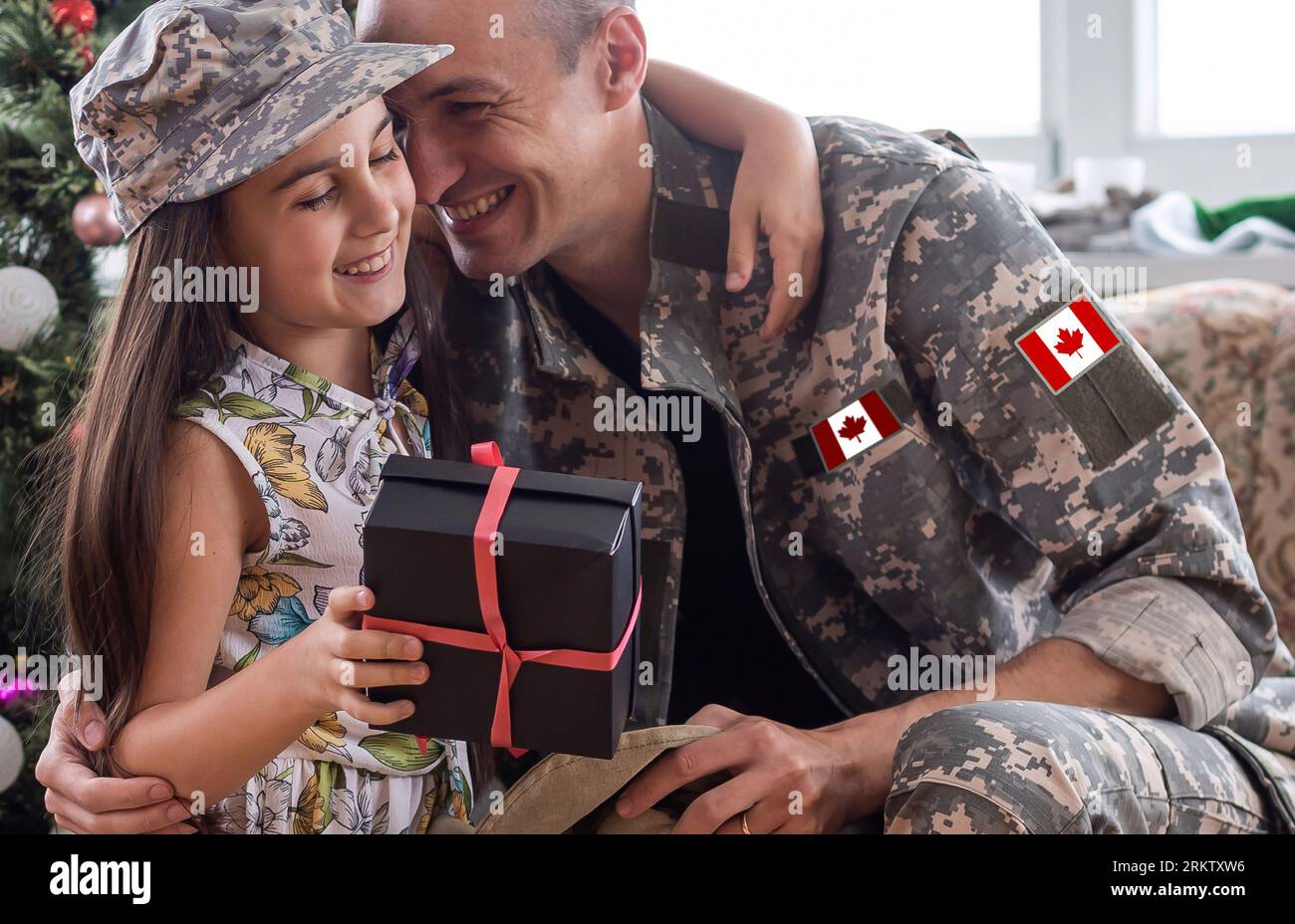 Flag of Canada on military uniform. Canadian soldiers. Army of Canada ...