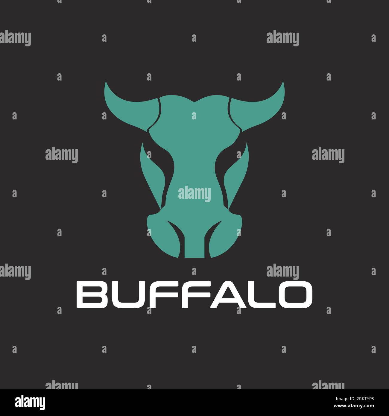 Cartoon head of a bison Stock Vector Images - Alamy