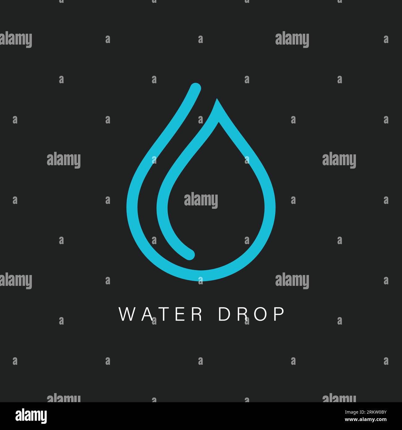 water drop logo design element vector illustration nature energy drop ...
