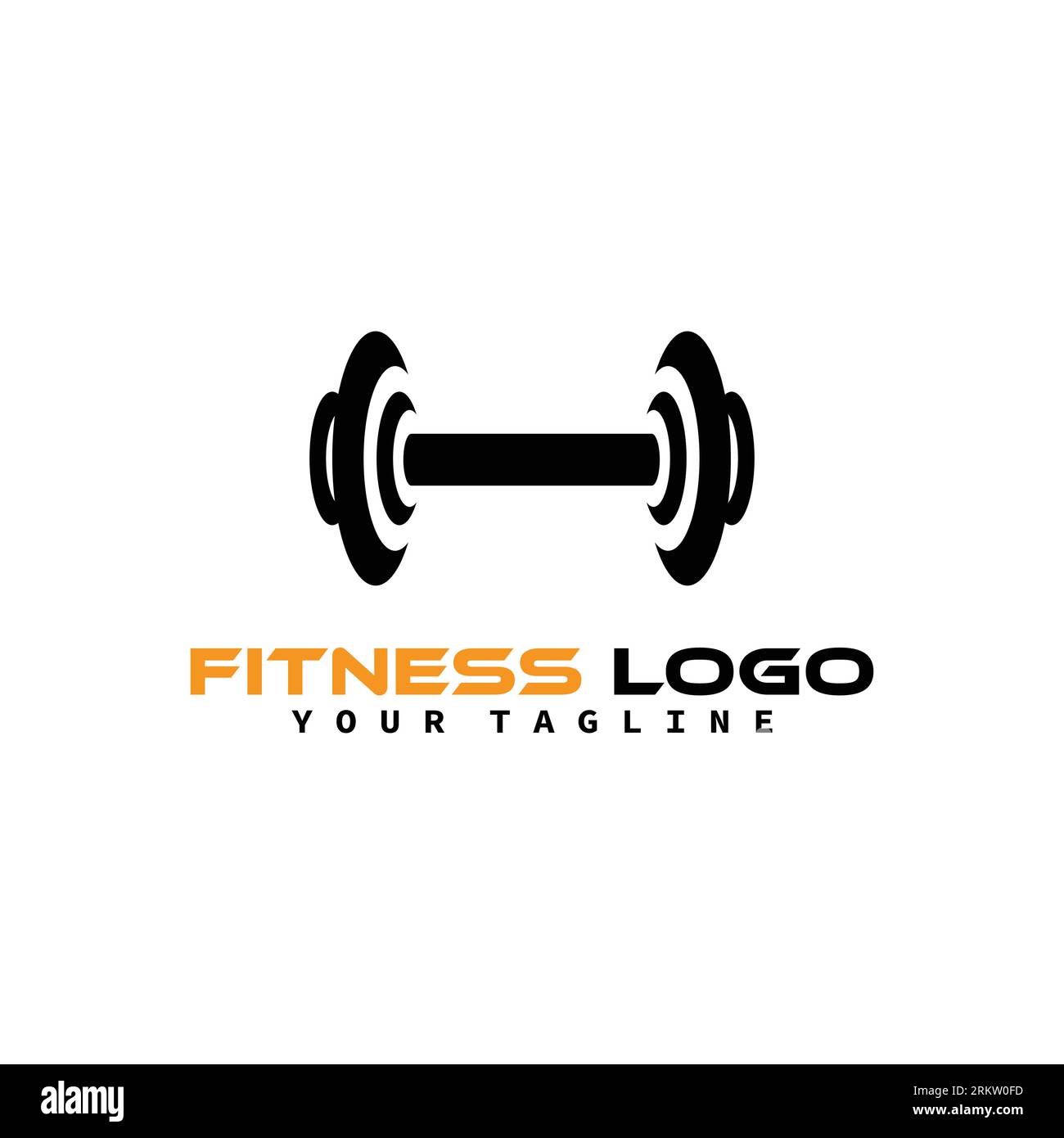 Exercising dumbbell icon vector. Trendy flat exercising dumbbell icon from gym and fitness ...