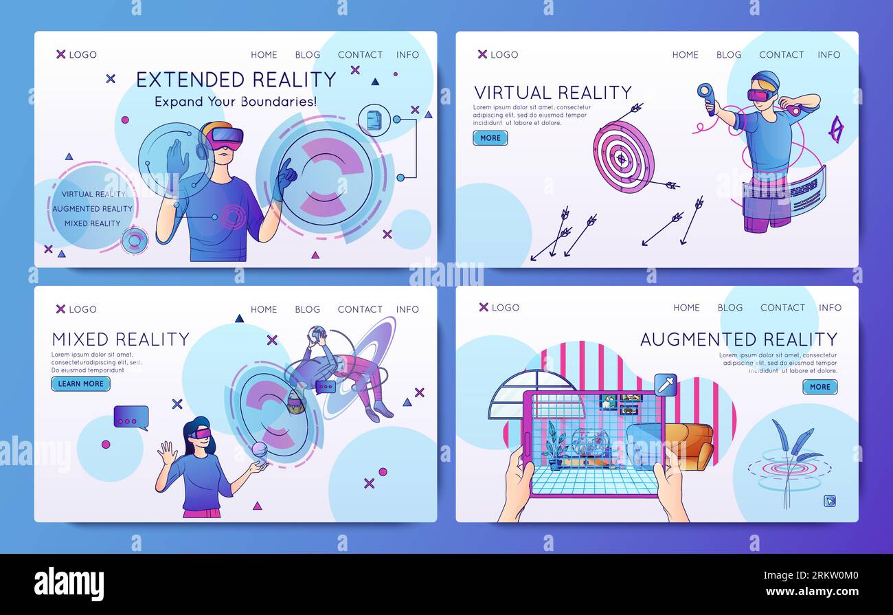 Metaverse logo Stock Vector Images - Alamy