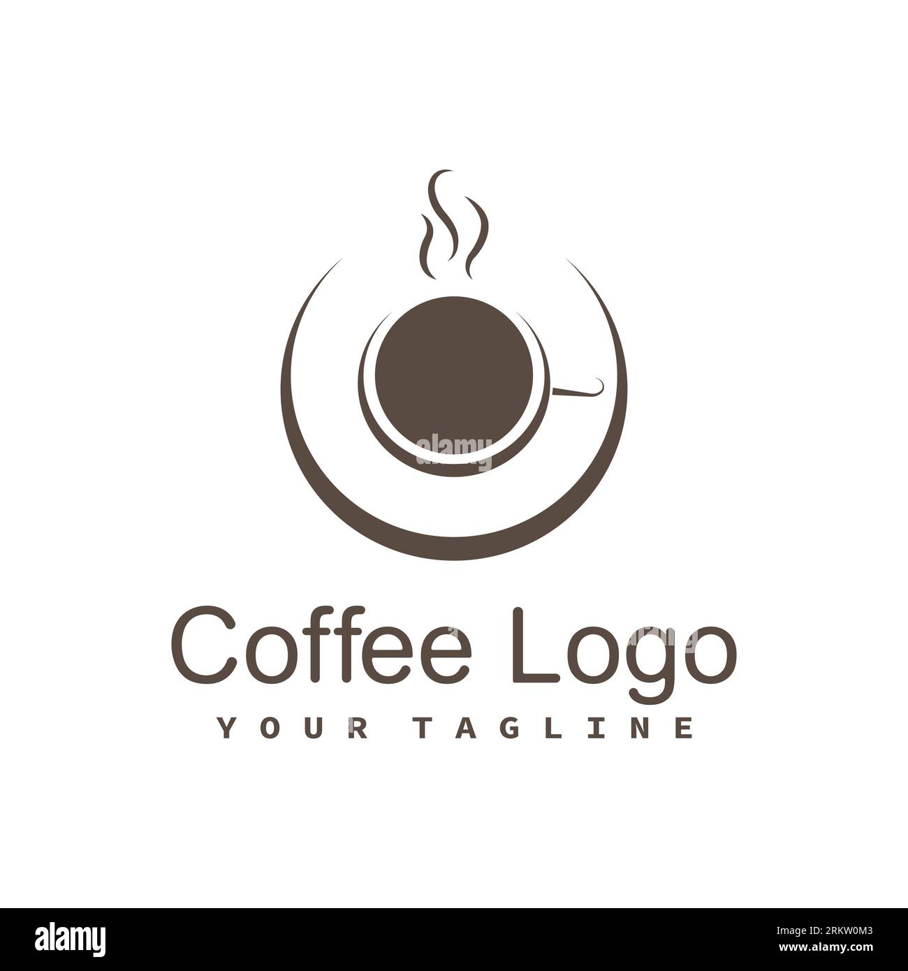 Coffee cup vector logo design template. design Coffee shop logo icon ...