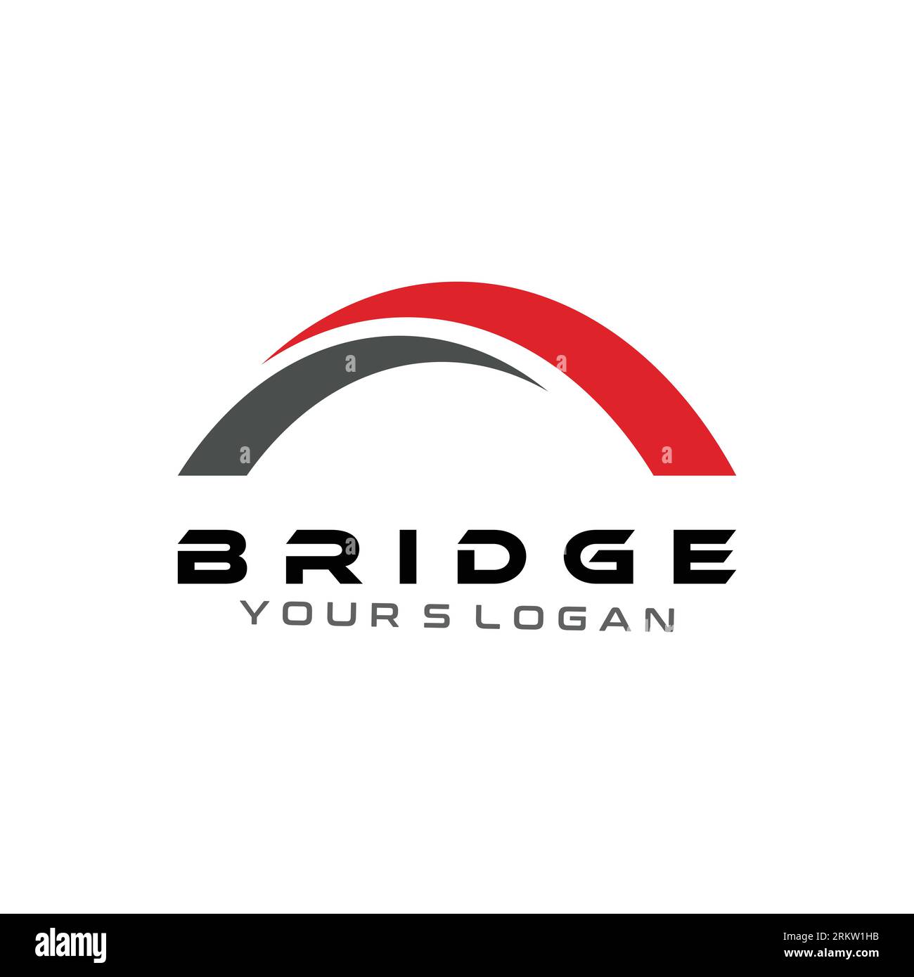 Bridge logo icon vector template Stock Vector Image & Art - Alamy