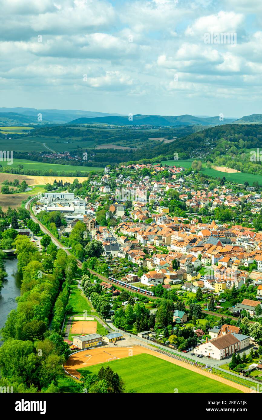 Summer hiking tour through the Saale valley to the beautiful ...