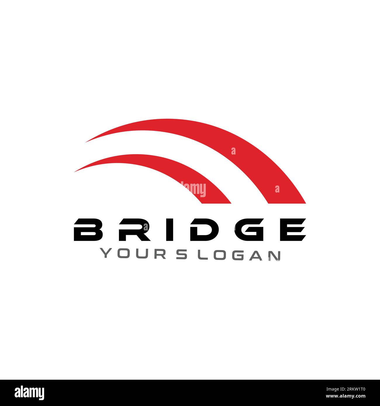 Bridge logo icon vector template Stock Vector Image & Art - Alamy