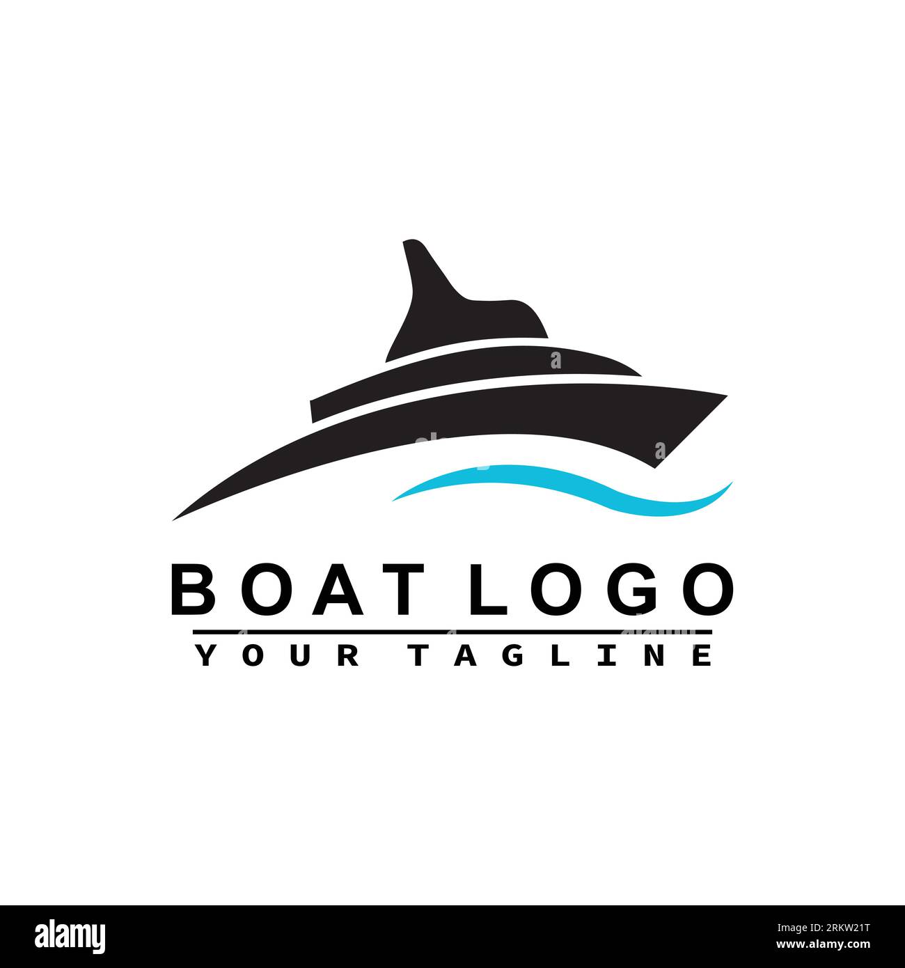 Boat Logo Design Template Vector Graphic Branding Element Stock Vector ...