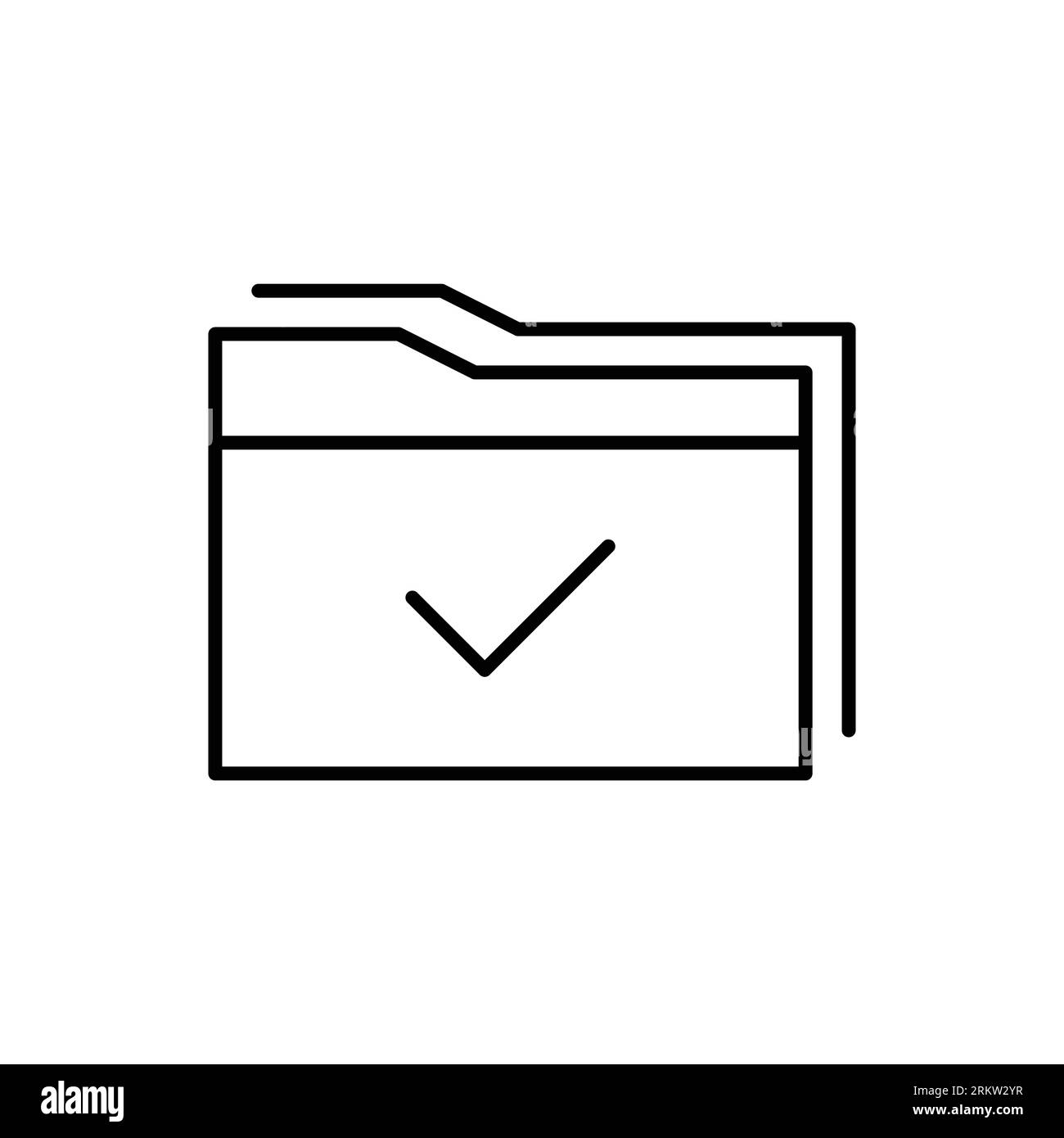 Approved folder icon simple hi-res stock photography and images - Alamy