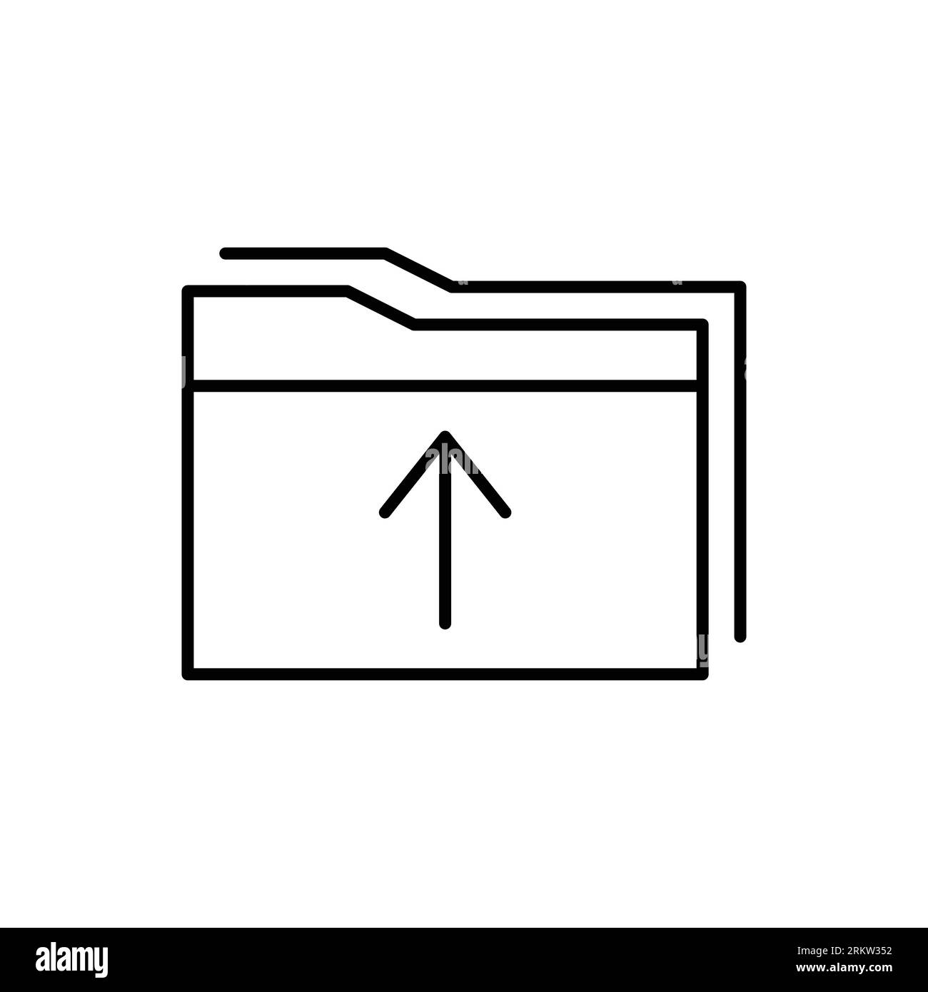Add folder icon white hi-res stock photography and images - Alamy