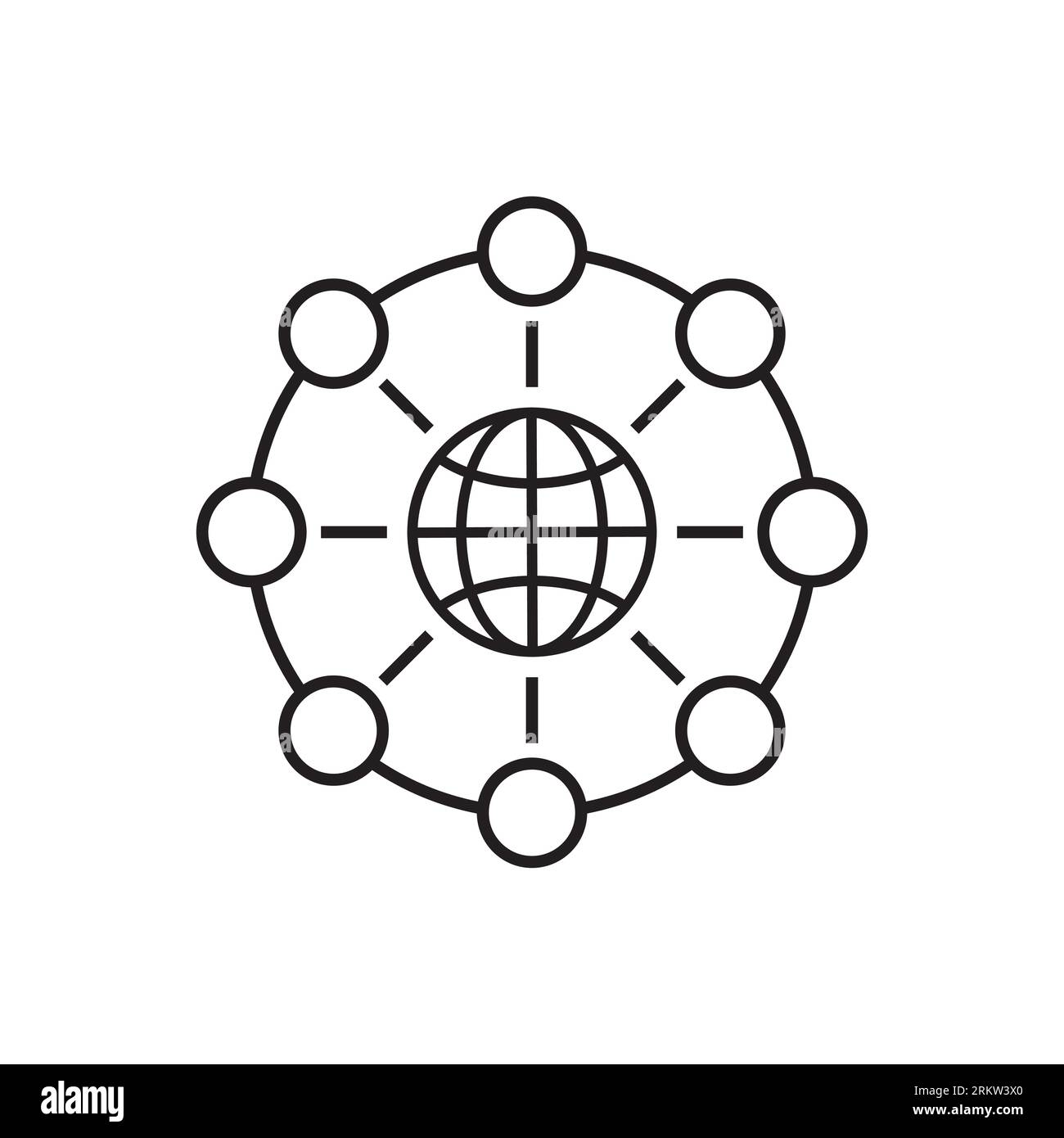 connection - internet icon vector Stock Vector Image & Art - Alamy