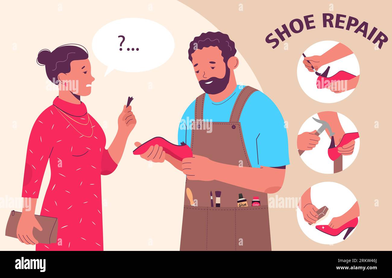 Broken boot Stock Vector Images - Alamy