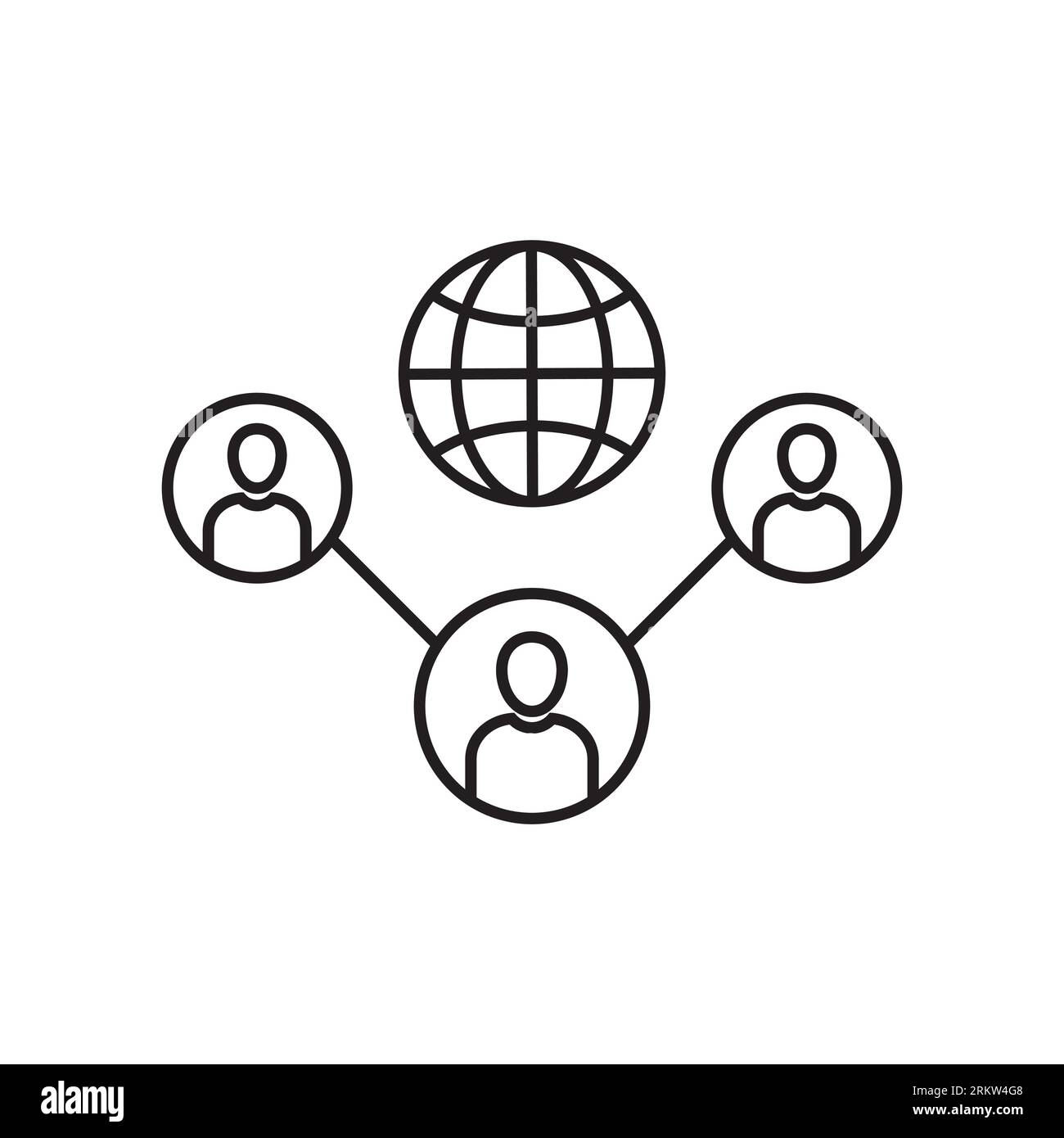 Outsourcing symbol Stock Vector Images - Alamy