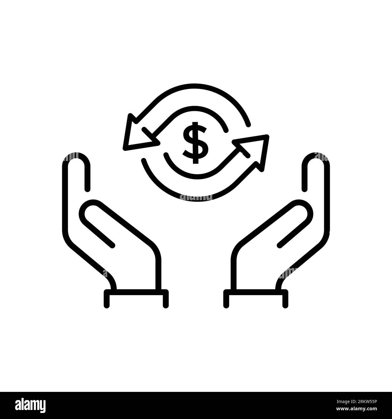 Rebate icon Stock Vector Images - Alamy