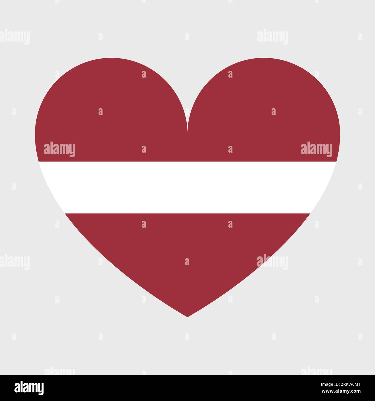 Latvia flag vector icons set of illustrations in the shape of heart, star, circle and map Stock ...