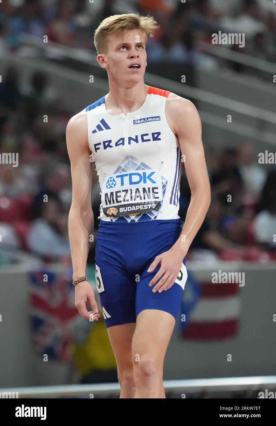 Budapest, Hongrie. 24th Aug, 2023. Yanis Meziane (FRA), Semi-final Heat ...