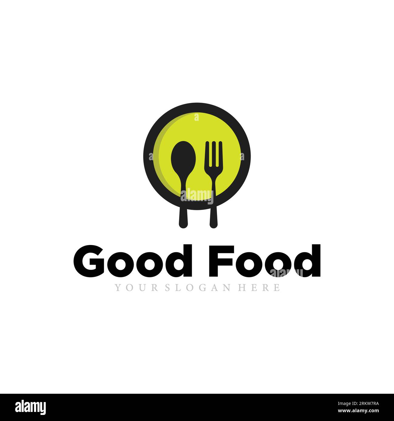 Good food chef Stock Vector Images - Alamy