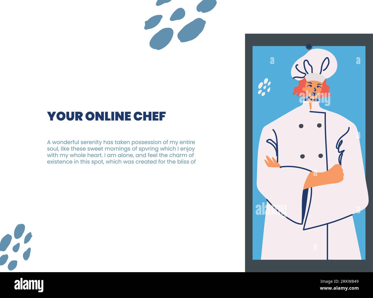 Woman professional chef Cut Out Stock Images & Pictures - Alamy