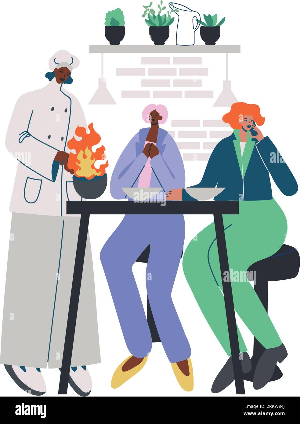 Person eating food in restaurant Cut Out Stock Images & Pictures - Alamy