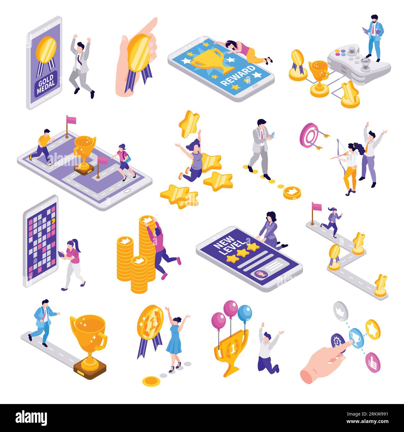 Gamification rewards business hi-res stock photography and images - Alamy