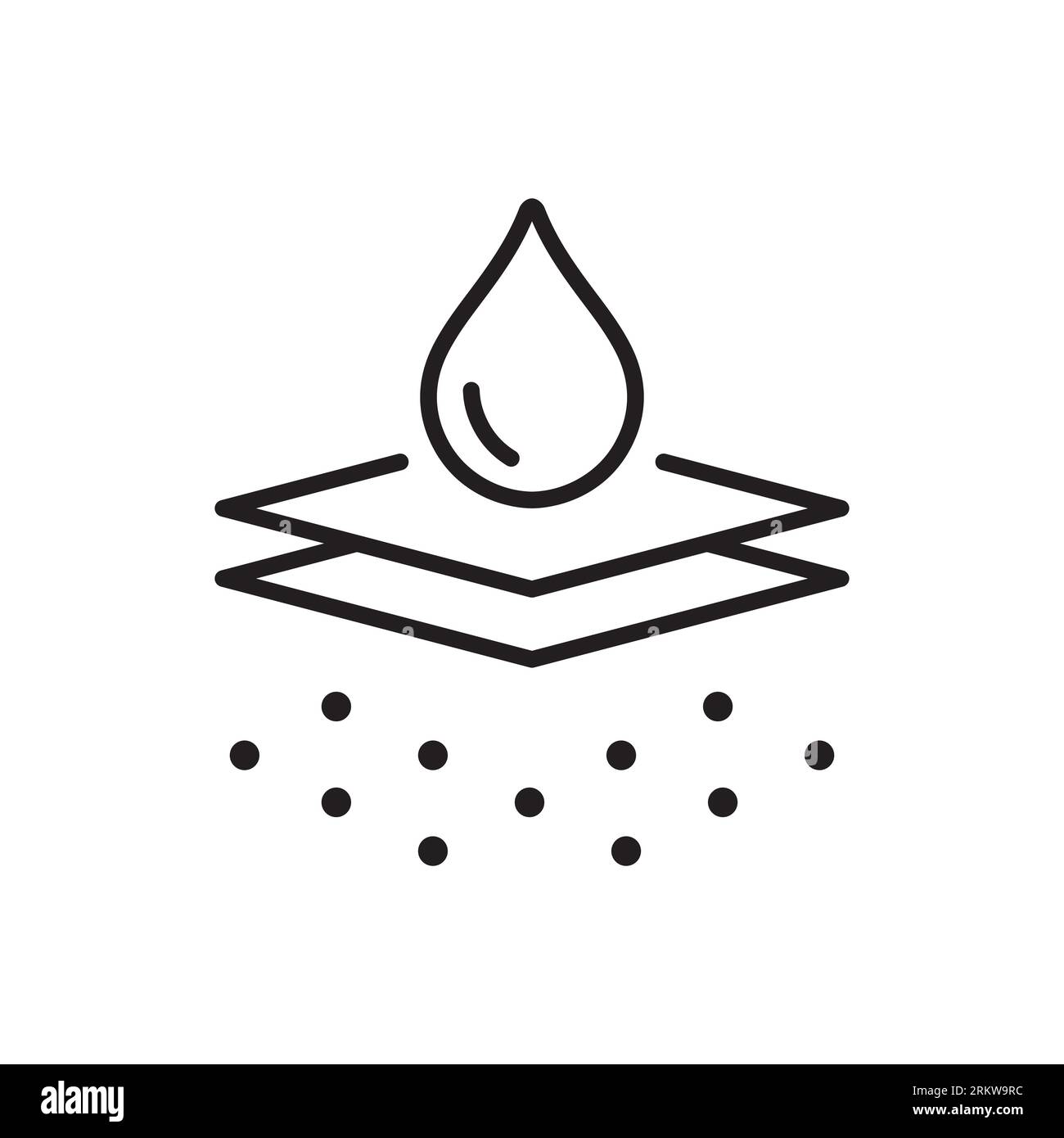 Waterproof material Stock Vector Images - Alamy