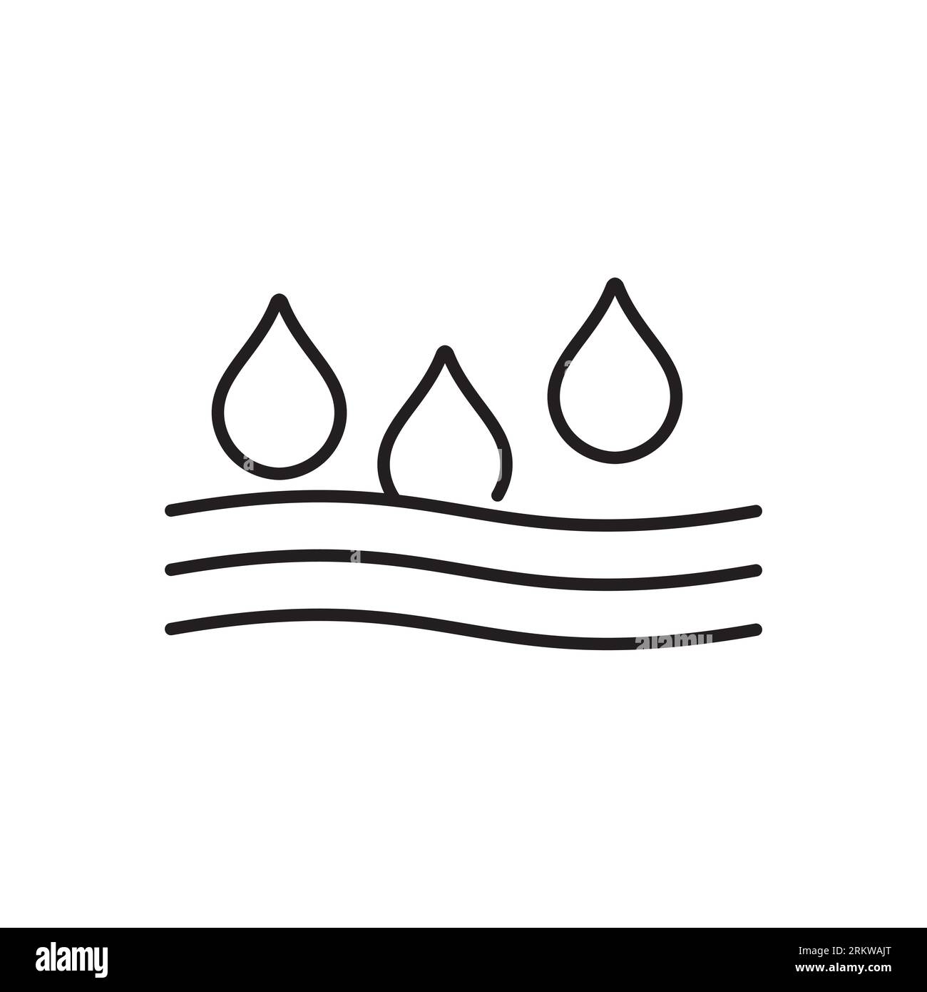 Absorption line icon, absorb water vector Stock Vector Image & Art - Alamy