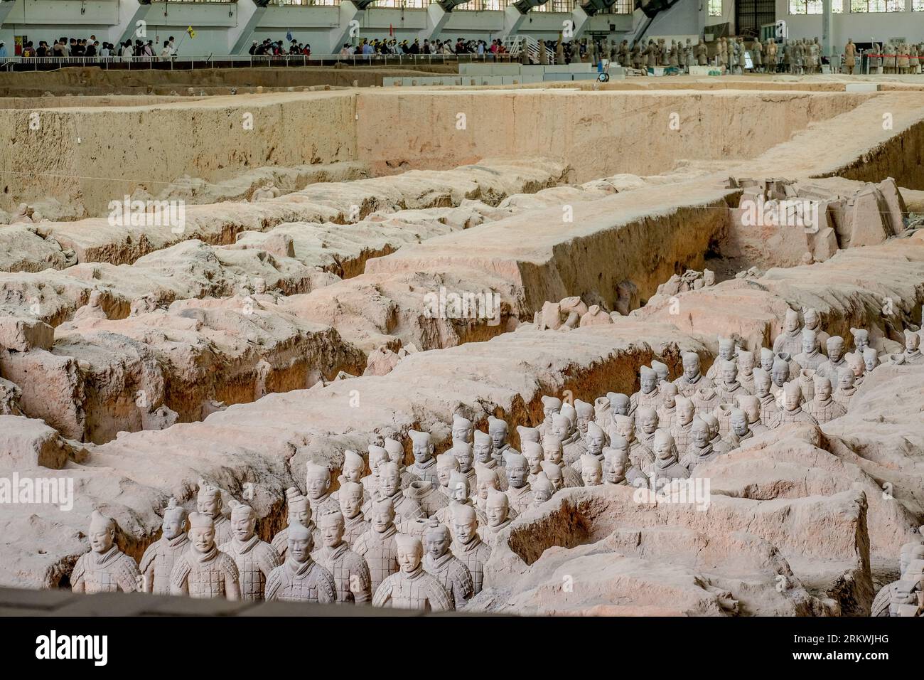 The world-famous Terracotta Army, part of the Mausoleum of the First ...