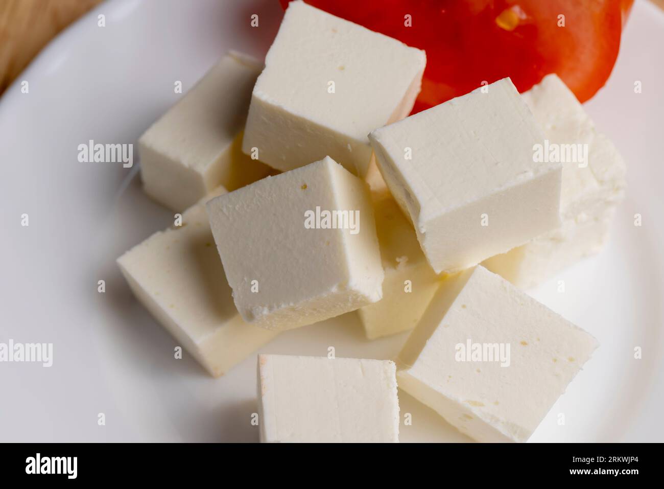 White soft cheese is used in salads, soft white cheese made from cow's ...