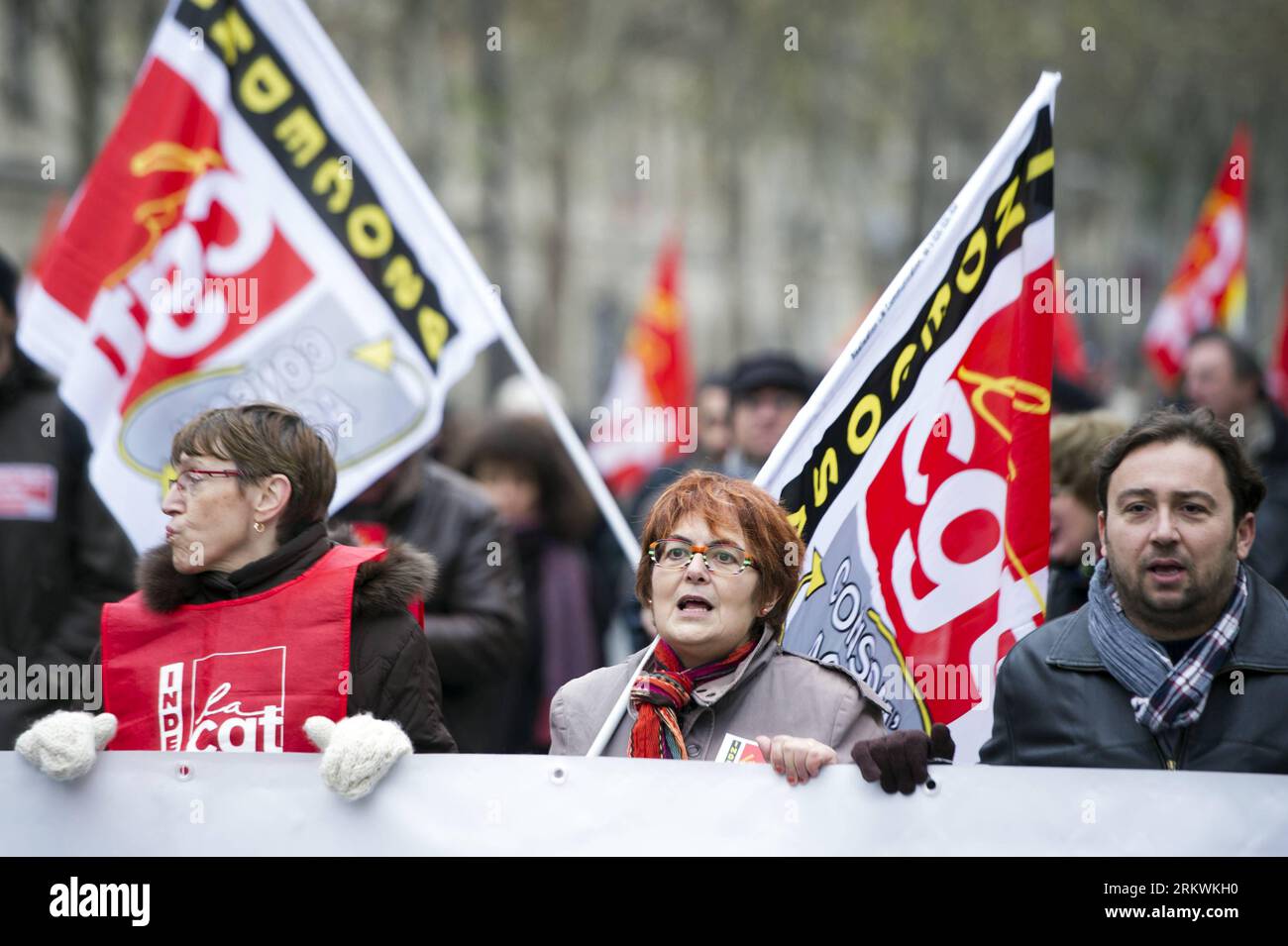 French trade unions hi-res stock photography and images - Alamy