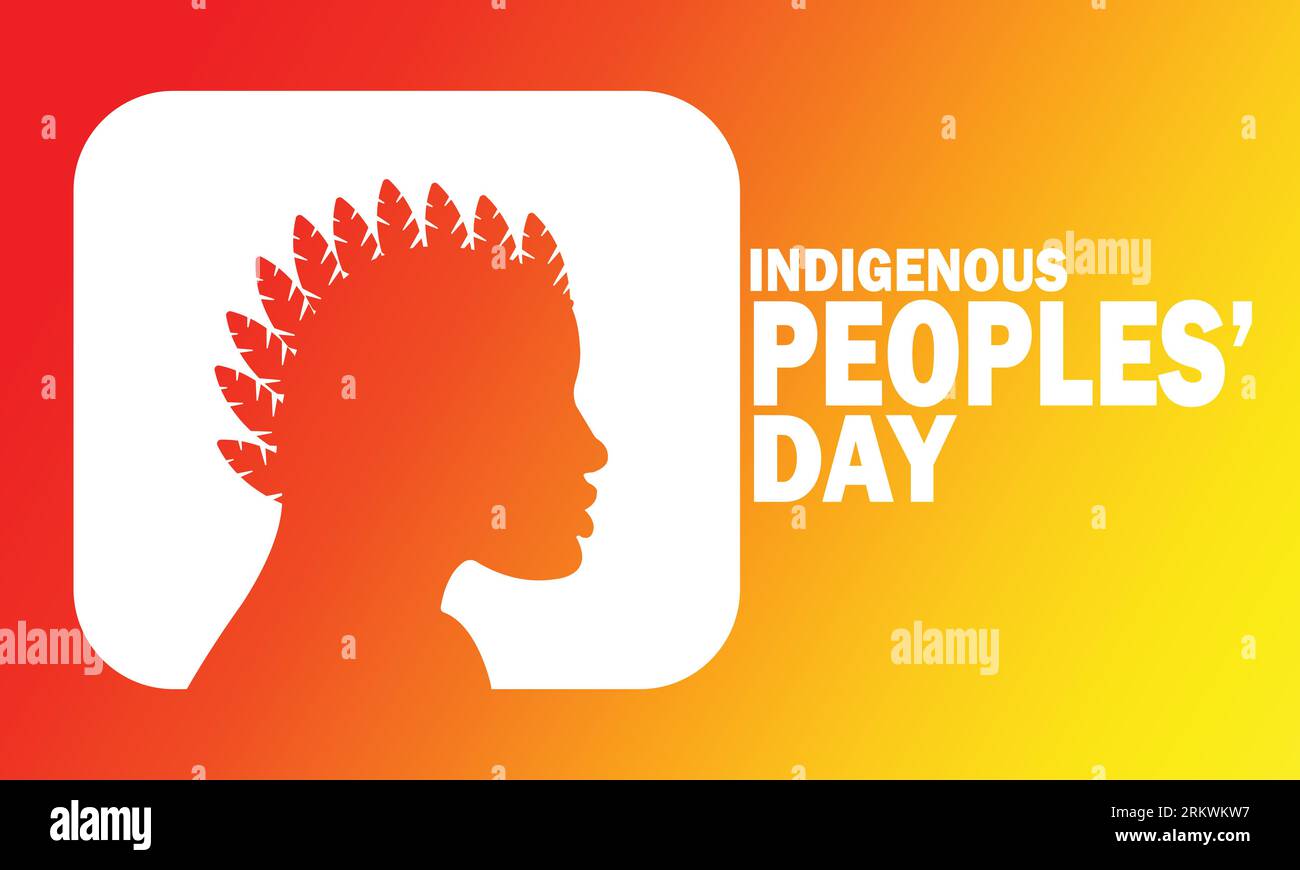 Indigenous Peoples' Day. Vector Illustration Suitable for greeting card ...