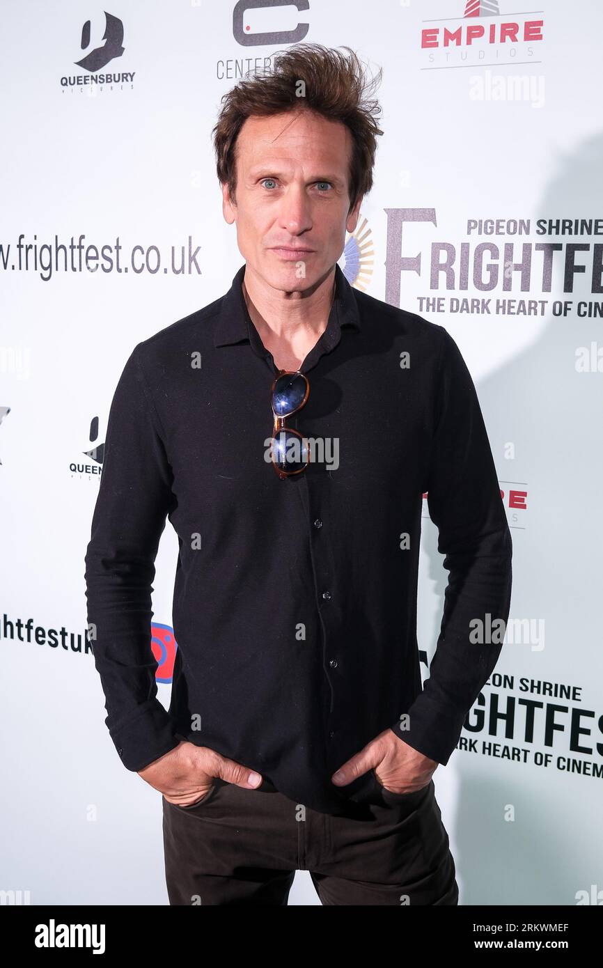 London, UK. 25th Aug, 2023. Simon Merrells photographed at the World ...