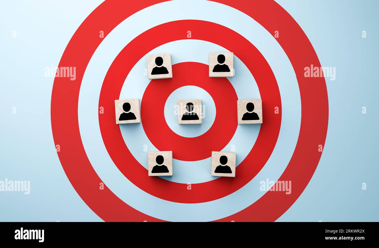 Customer target audience. Marketing segmentation. Target customer ...