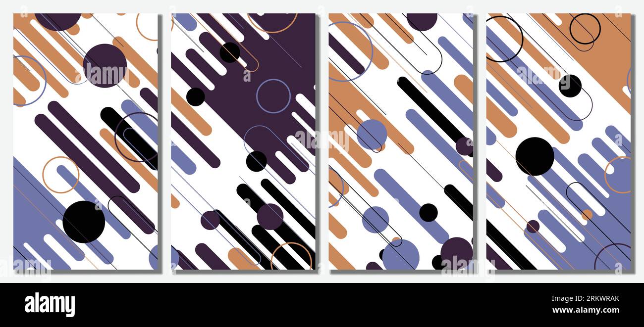 Abstract modern template set background. Vector illustration Stock ...