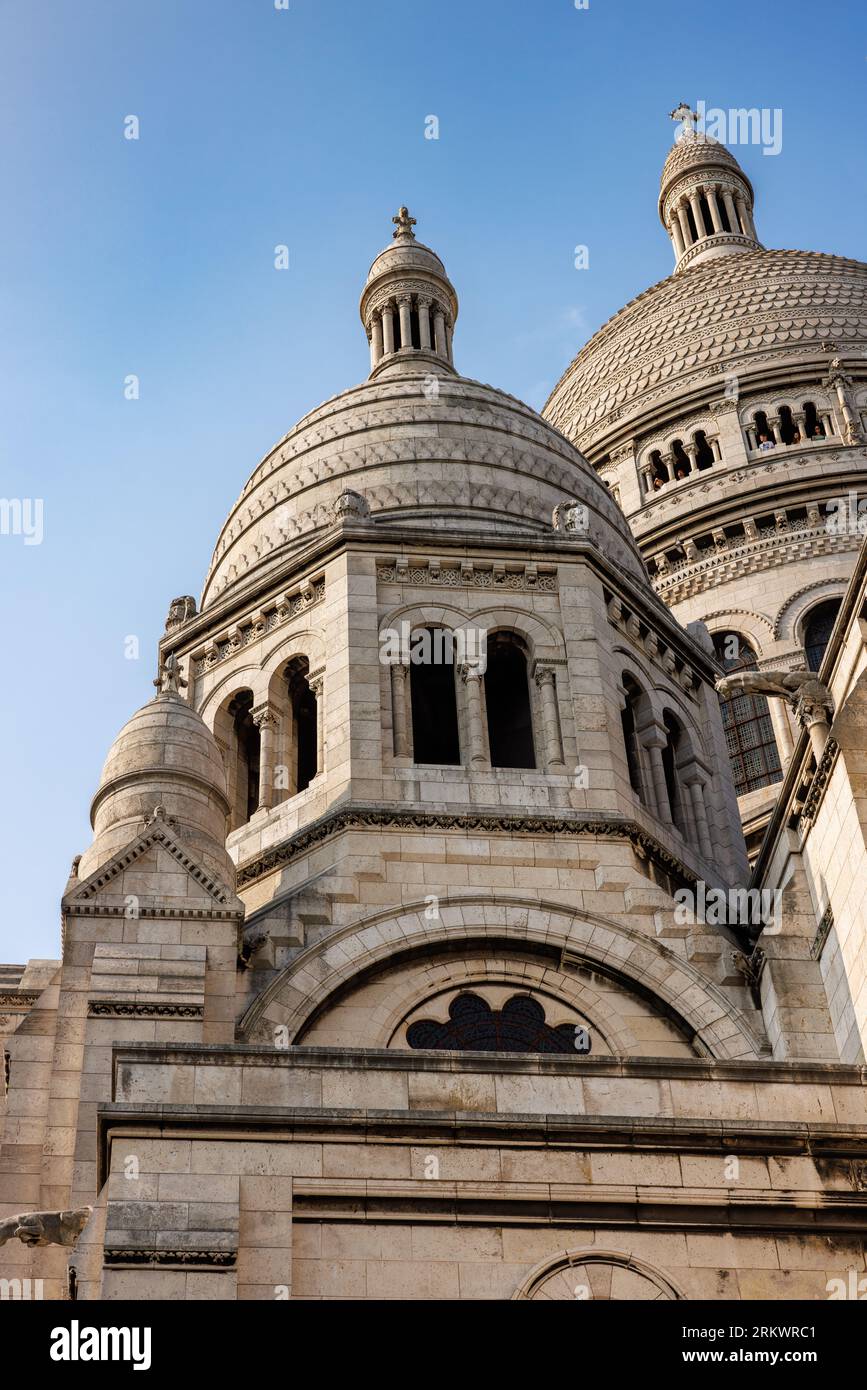 An up-close view of the Romano-Byzantine style architecture of the ...