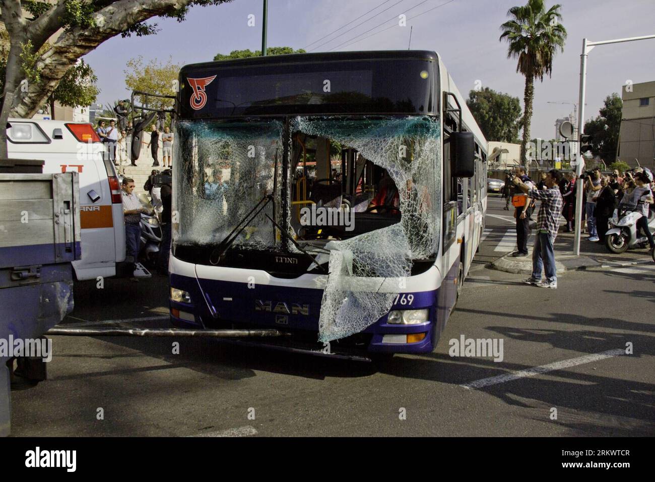 Israel terrorist attack bus hi-res stock photography and images - Alamy