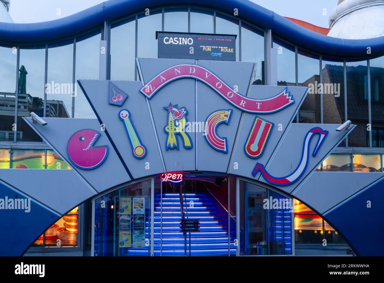 Zandvoort, Amsterdam, Holland - July 17 2023: Zandvoort city in the ...