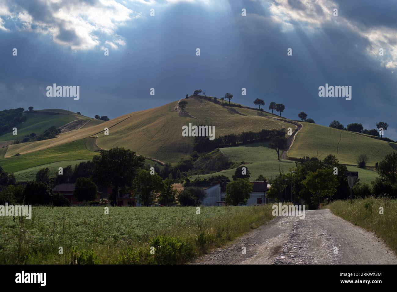 Campo cielo drammatico hi-res stock photography and images - Alamy