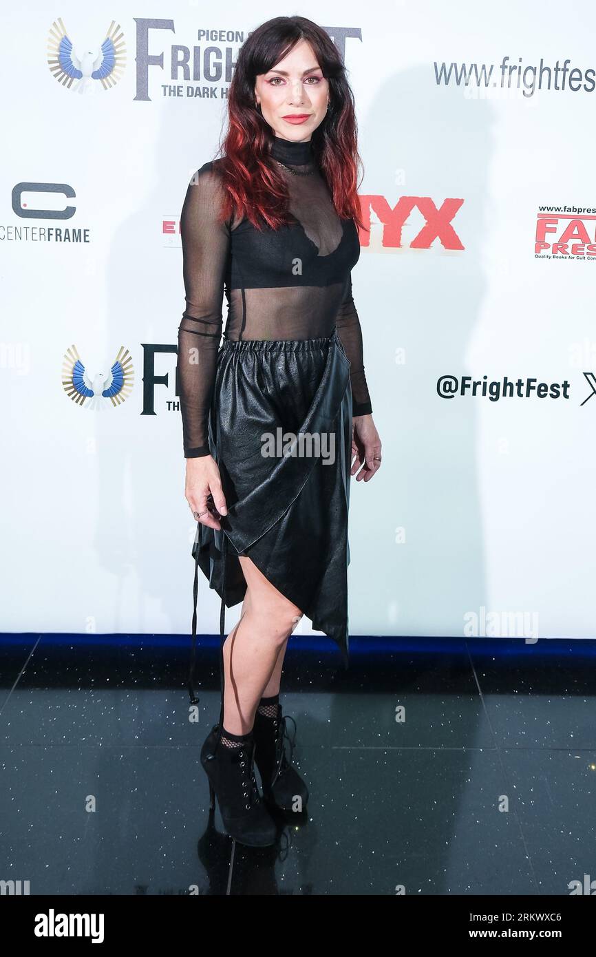 London, UK. 25th Aug, 2023. Emily Booth photographed at the World ...