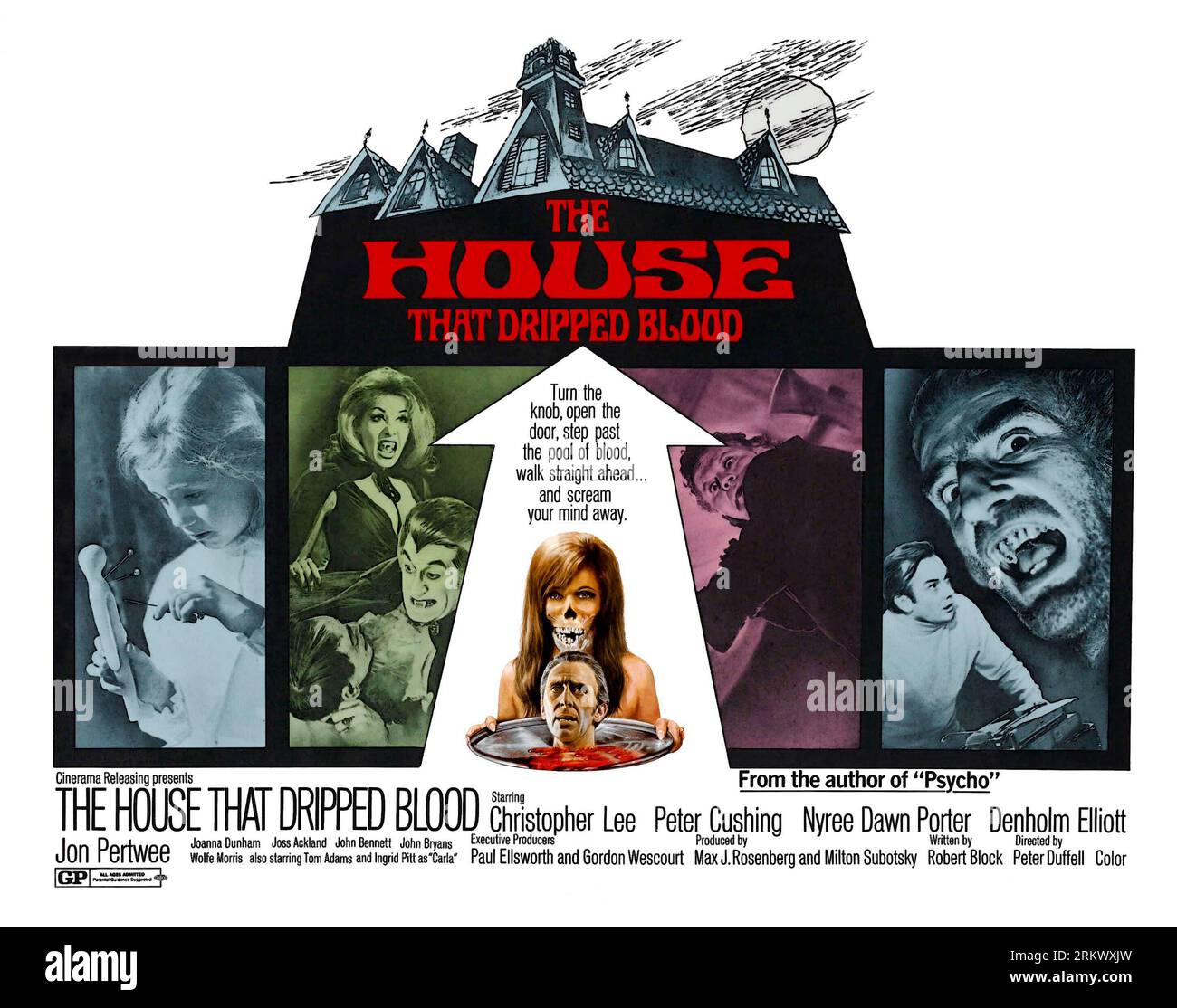 THE HOUSE THAT DRIPPED BLOOD (1971), directed by PETER DUFFELL Stock ...