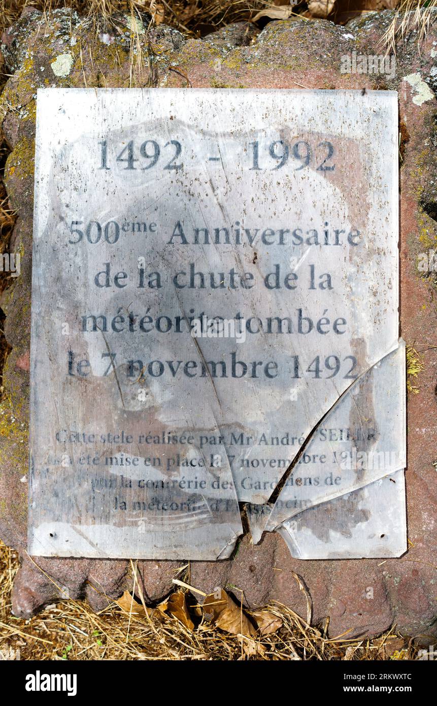 Ensisheim meteor hi-res stock photography and images - Alamy