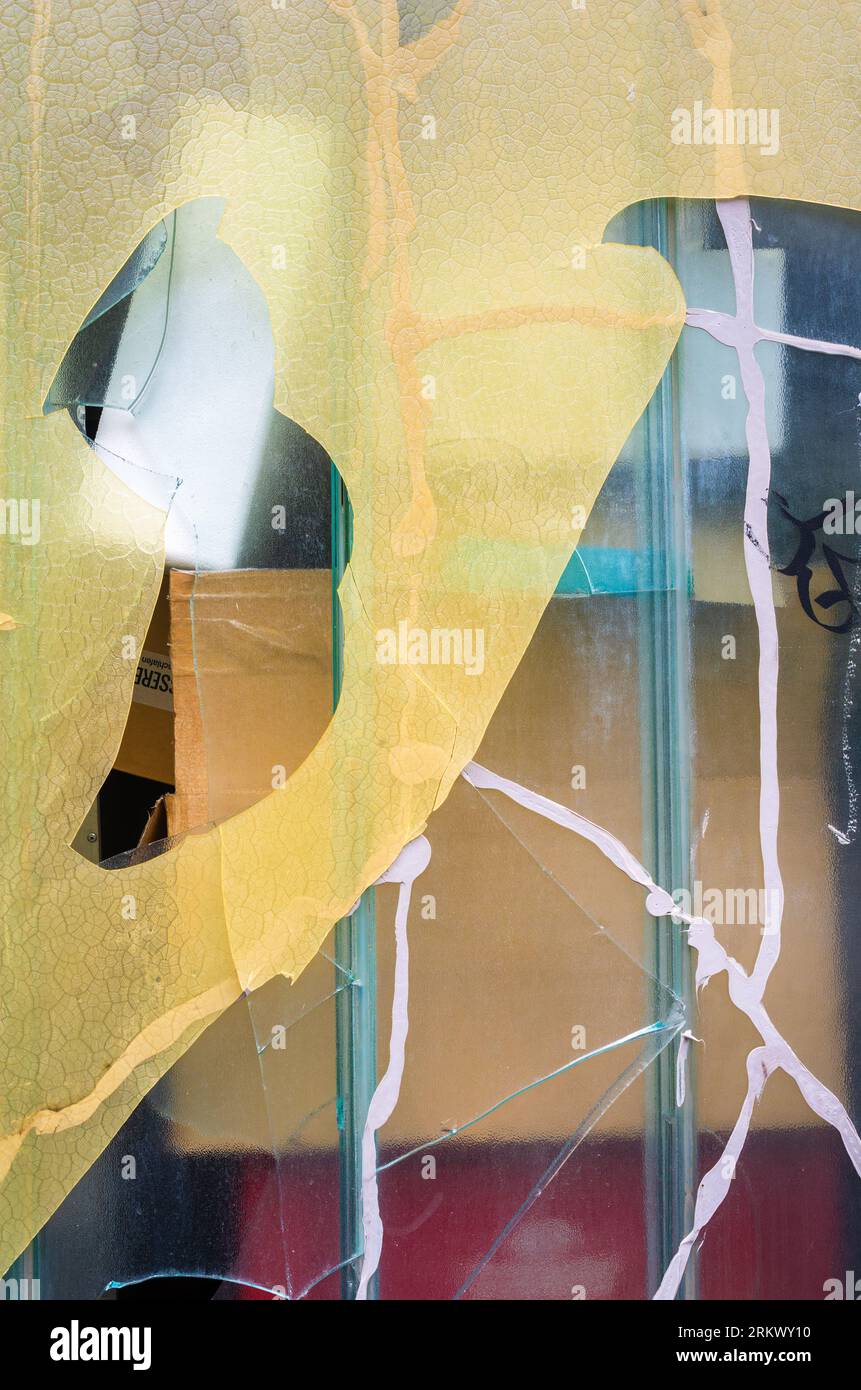 Broken colored glass hi-res stock photography and images - Alamy