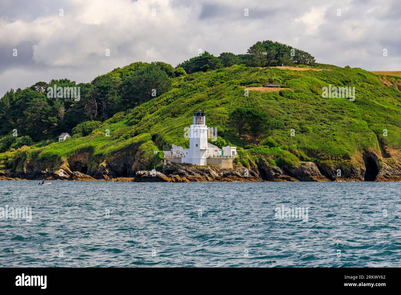 St Anthony's lighthouse guides vessels into Falmouth harbour from the ...