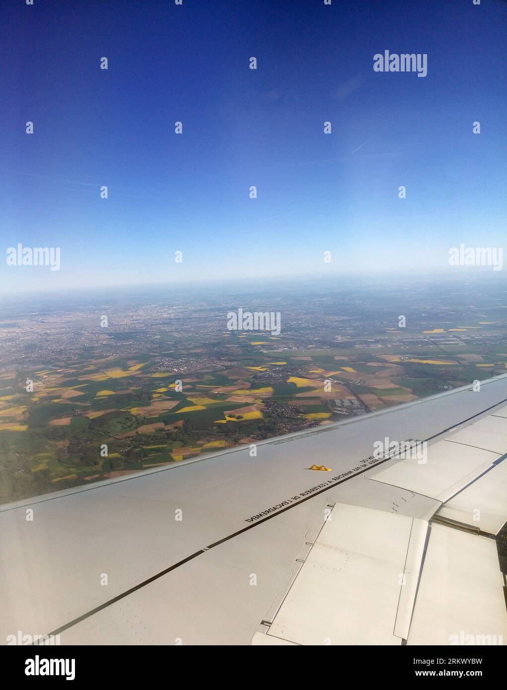 Far in sky plane blue hi-res stock photography and images - Alamy