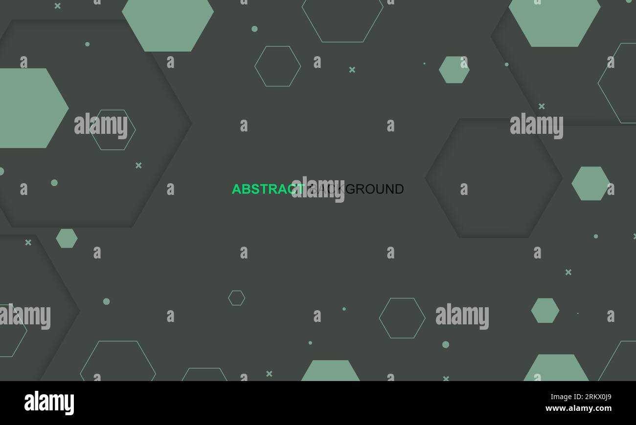 Abstract geometric hexagonal shape background. Vector illustration ...