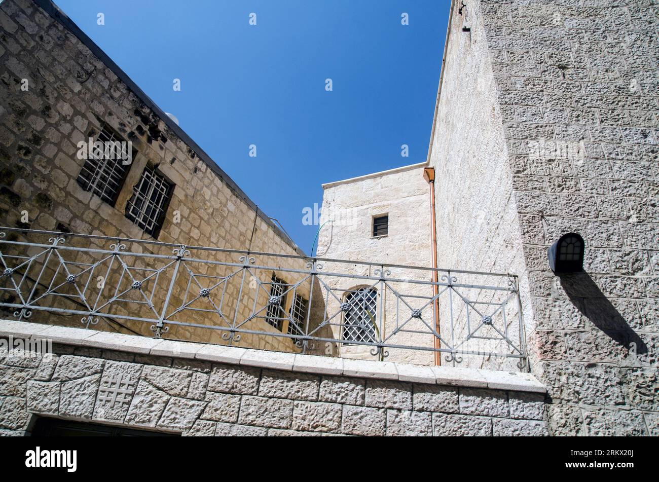 Houses and apartment buildings in Jerusalem, Israel. Architecture of ...