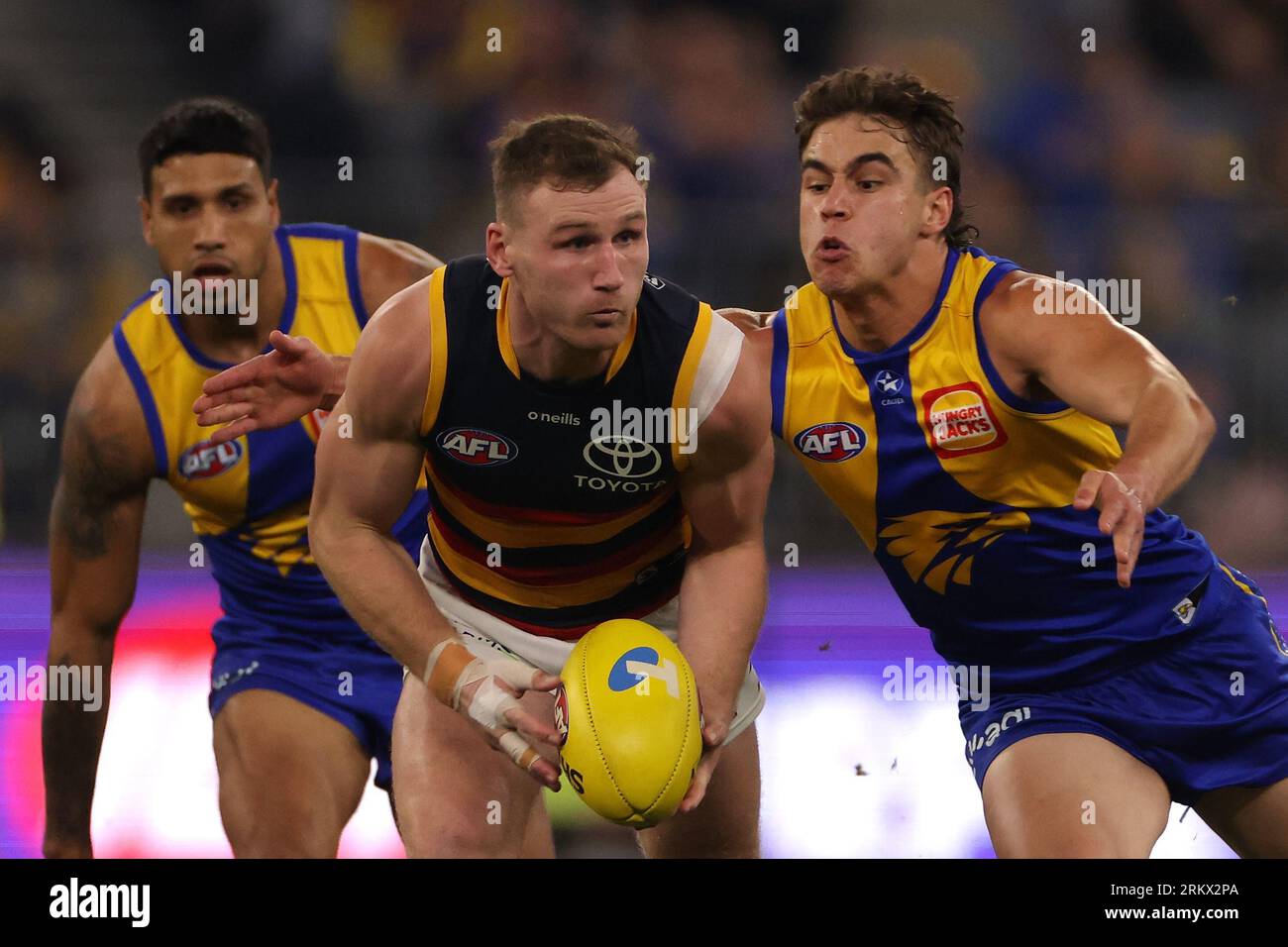 Perth, Australia. 26th Aug, 2023. Rory Laird of the Crows in action ...