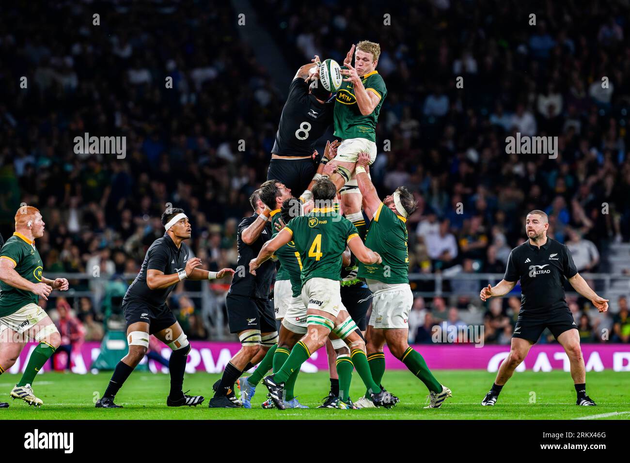 LONDON, UNITED KINGDOM. 25st, Aug 23. Pieter-Steph du Toit of ...