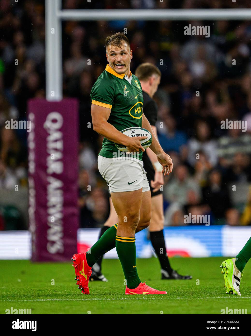 LONDON, UNITED KINGDOM. 25st, Aug 23. Andre Esterhuizen of Springboks ...