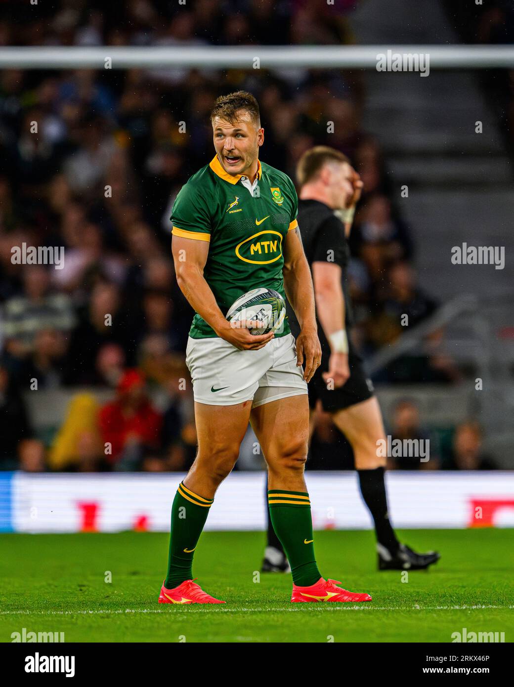 LONDON, UNITED KINGDOM. 25st, Aug 23. Andre Esterhuizen of Springboks ...