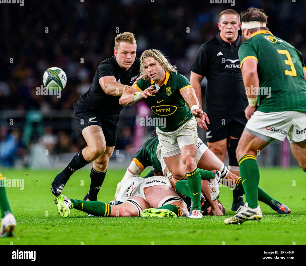 LONDON, UNITED KINGDOM. 25st, Aug 23. Faf de Klerk of Springboks ...